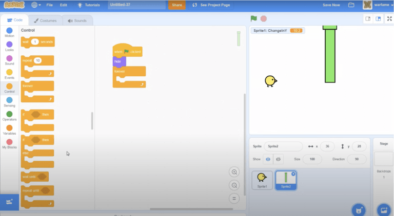 How to Make a Flappy Bird in Scratch | CodaKid