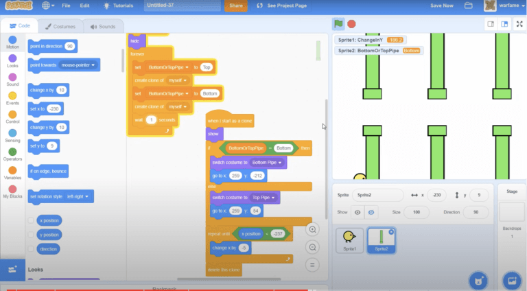 How to Make a Flappy Bird in Scratch | CodaKid